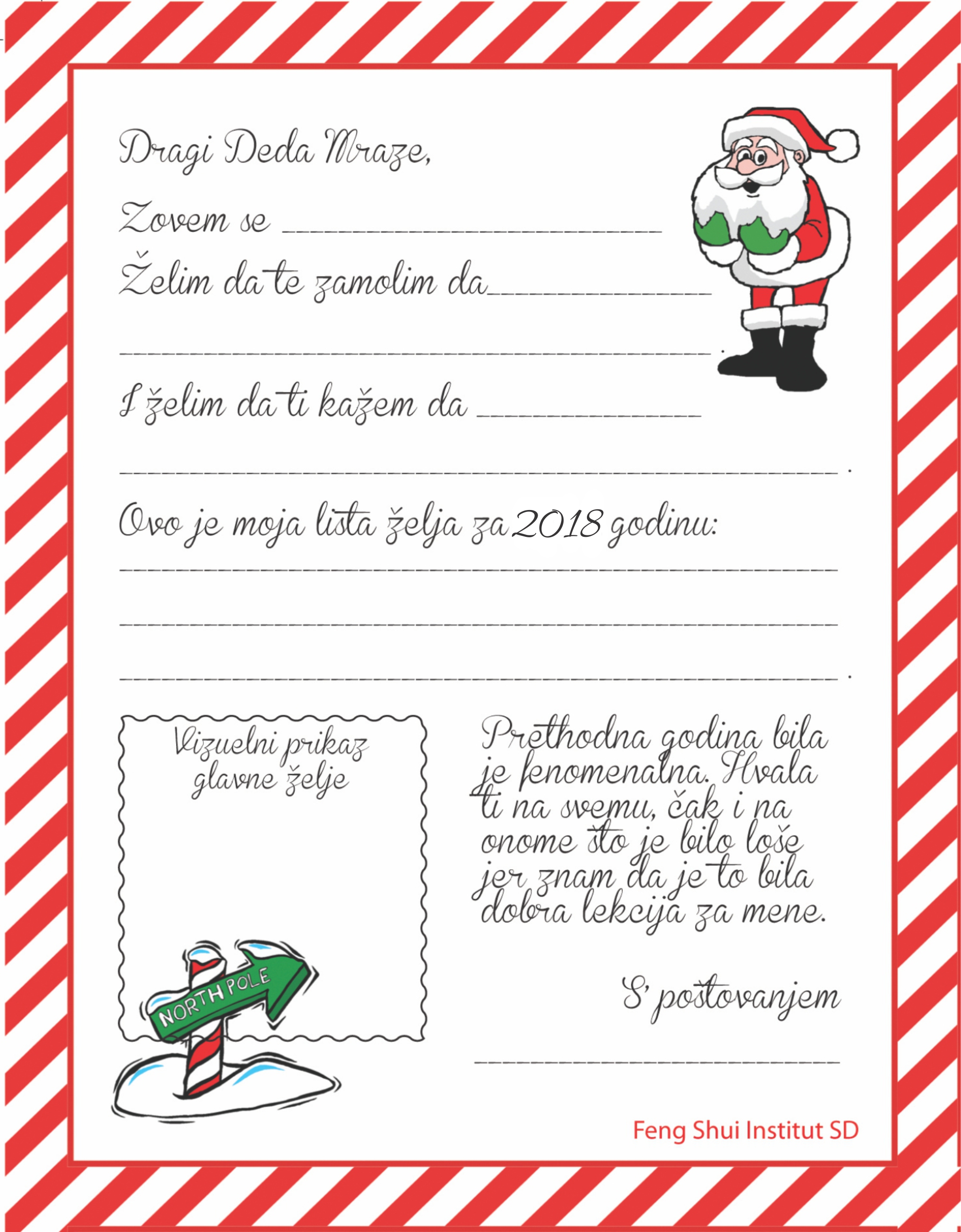 pismo deda mrazu - Tajne ,Sandra Drinčić'